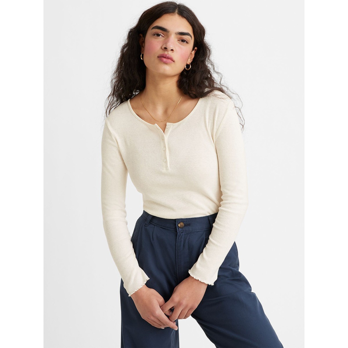 LEVI'S® Dry Goods Henley - Sugar Swizzle